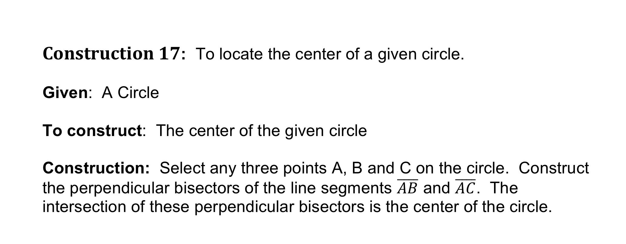 Solved Complete construction with straightedge and compass. | Chegg.com
