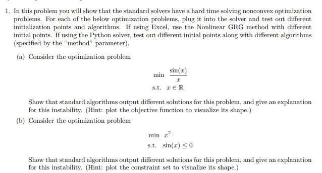 1. In this problem you will show that the standard | Chegg.com
