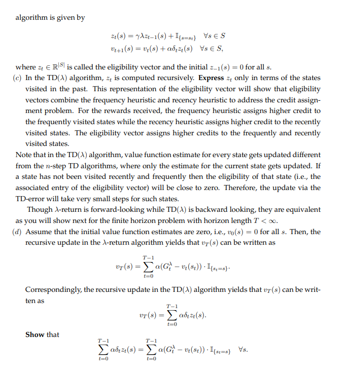 Solved algorithm is given | Chegg.com