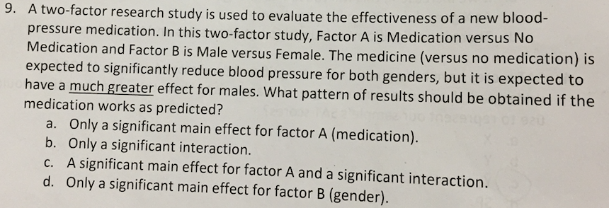 Solved factor research study is used to evaluate the | Chegg.com Solved factor research study is used to evaluate the | Chegg.com