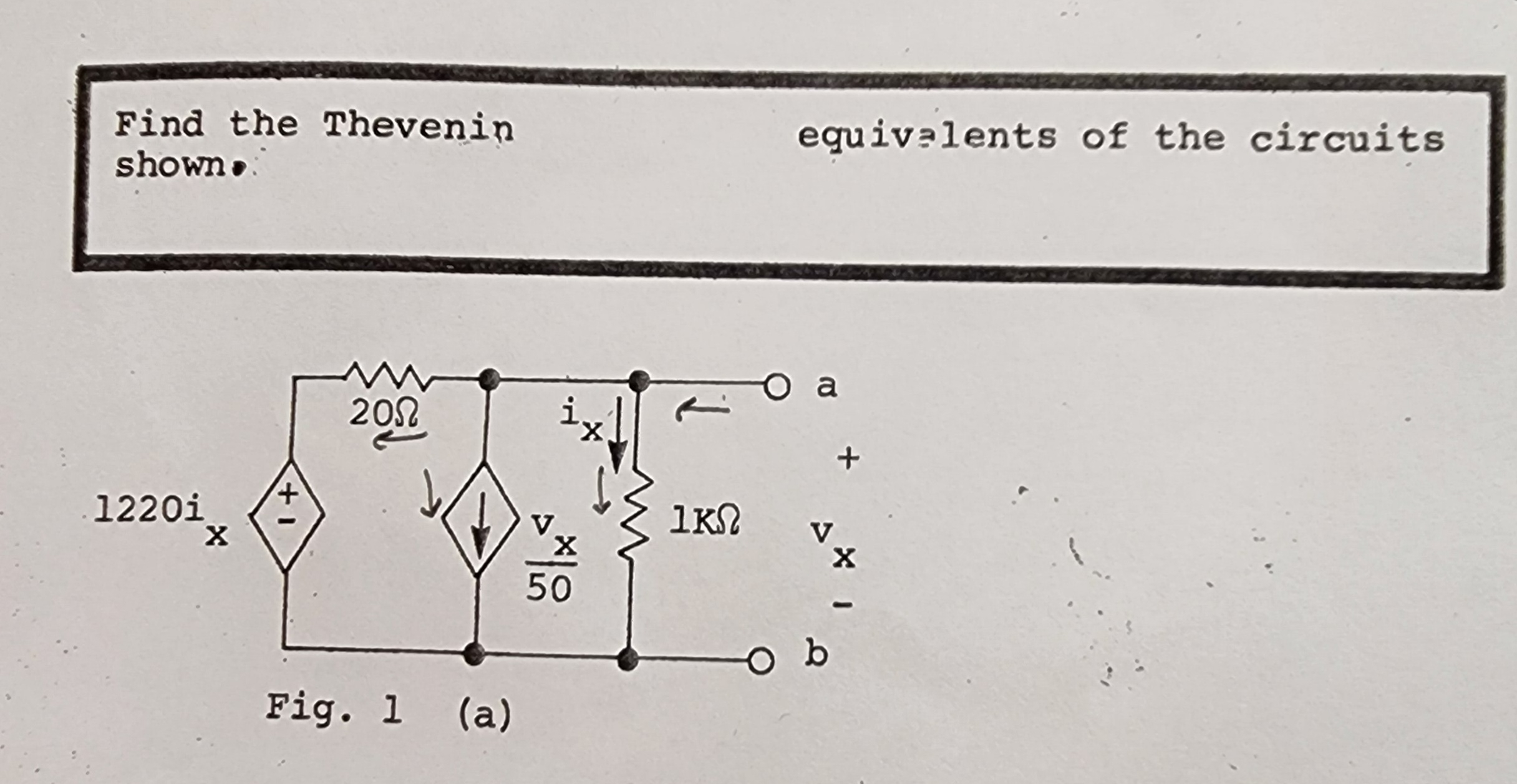 Solved Find R thevenin. | Chegg.com