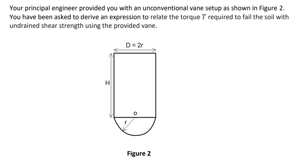 Solved Your principal engineer provided you with an | Chegg.com