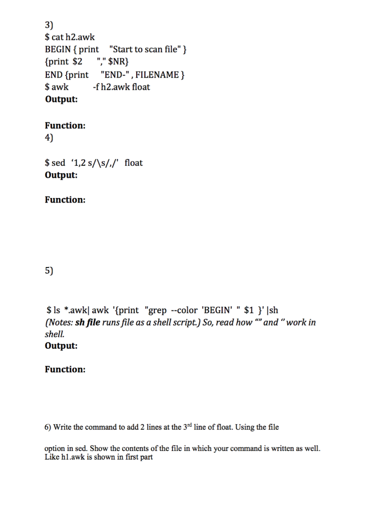 Solved 2 Part Iii Write Output Of Following Commands And 