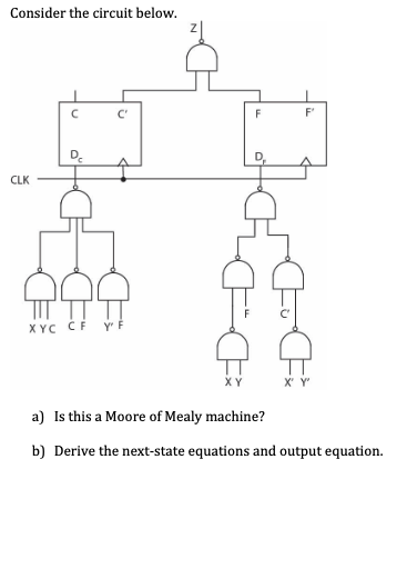 Solved Consider the circuit below. XY X′Y′ a) Is this a | Chegg.com