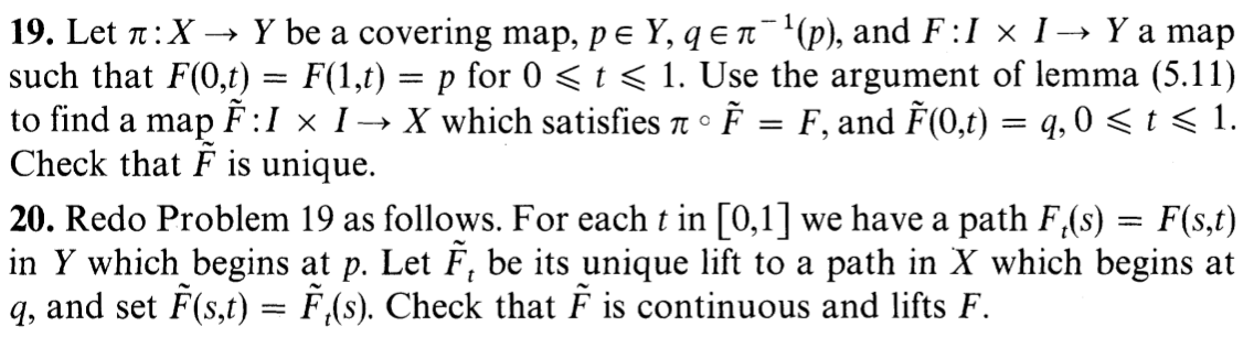 Solved Redo Problem 19 as ﻿follows. For each t in 0,1 we | Chegg.com