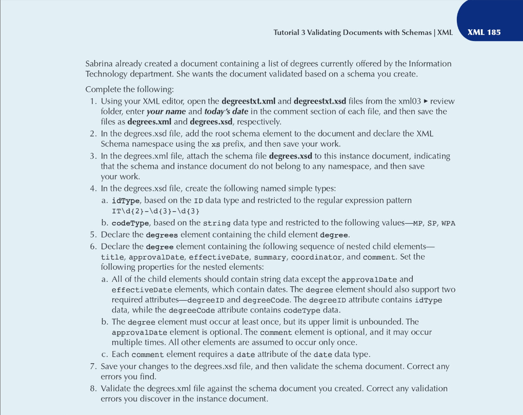 Solved Tutorial 03 Review Assignment Page Xml 0570