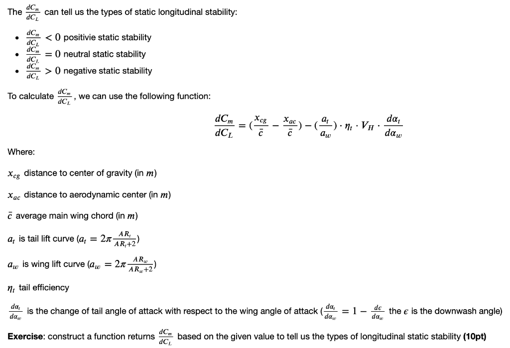 Solved 2.1 - Pitching Moment In aerodynamics, the pitching | Chegg.com
