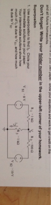 Solved Use superposition to find I_3. Circle your | Chegg.com