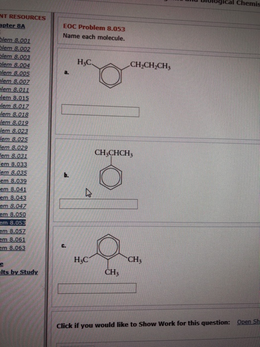 Solved ical Chemis NT RESOURCES pter 8A EOC Problem 8.053 | Chegg.com Solved ical Chemis NT RESOURCES pter 8A EOC Problem 8.053 | Chegg.com