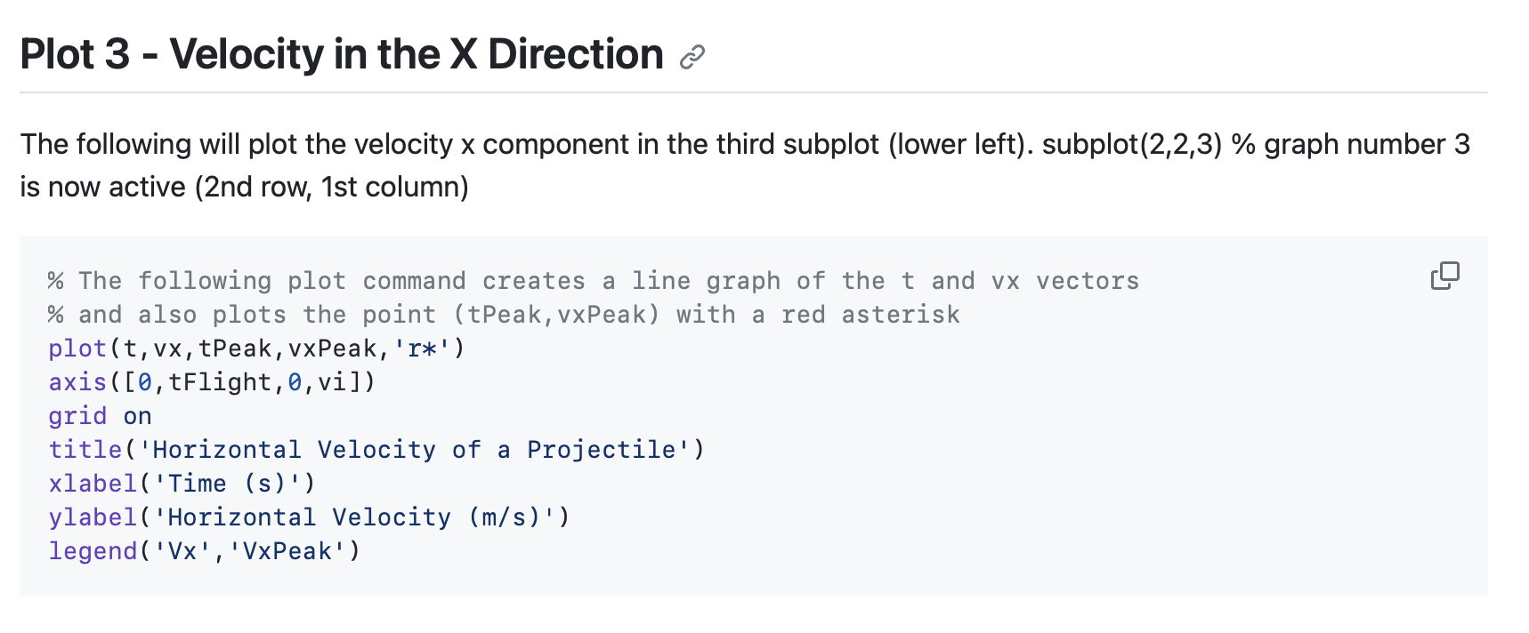 Solved \% Define GRAVITY in m/s∧2 GRAVITY=9.81; % Ask for | Chegg.com