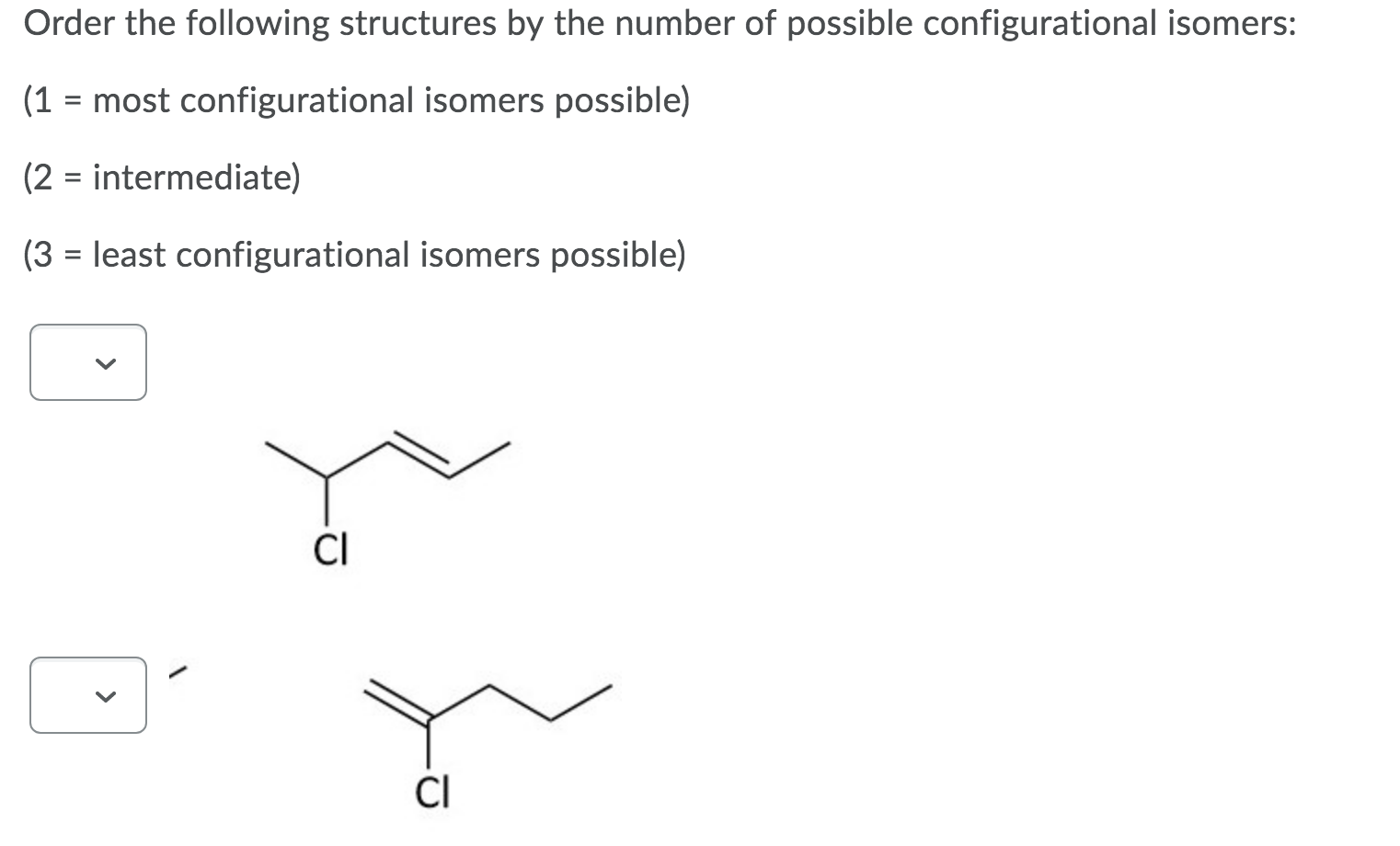 Solved Order the following structures by the number of | Chegg.com