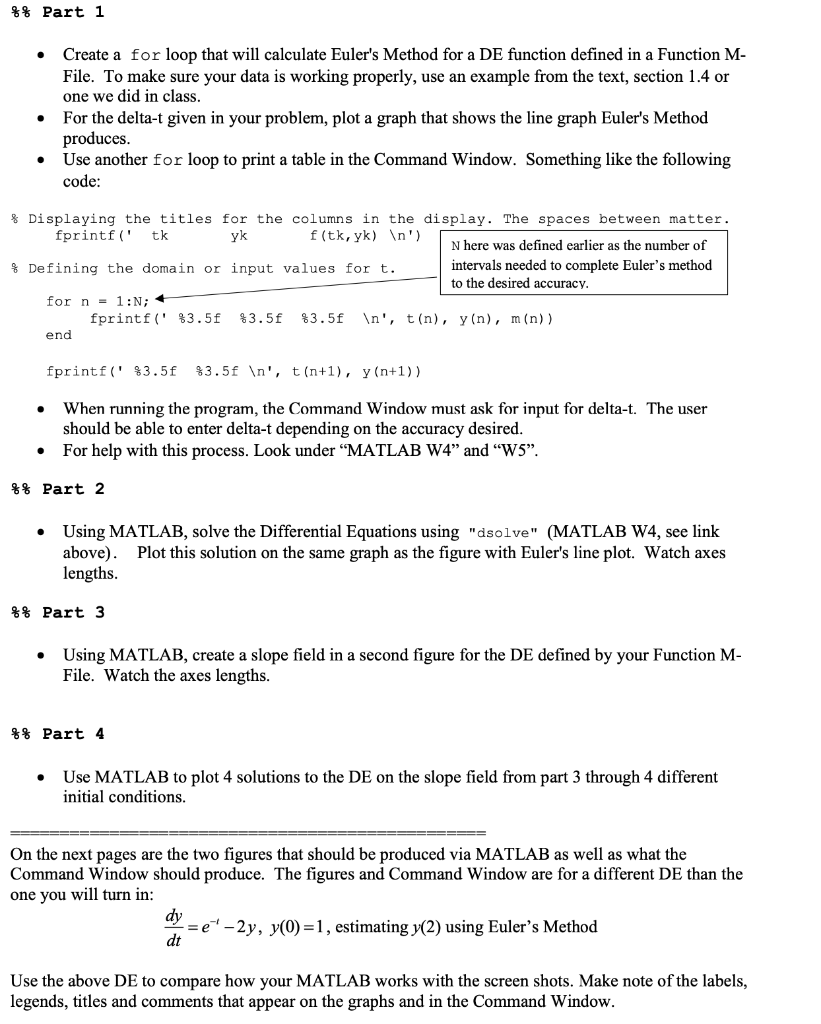 Solved To begin the MATLAB program File the following way: | Chegg.com