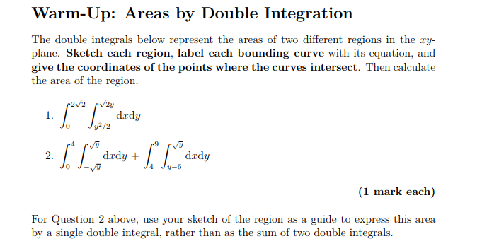 Solving An Equation Double Integral