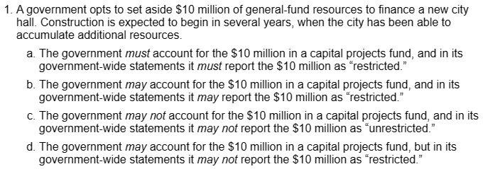 Solved A government opts to set aside $10 ﻿million of | Chegg.com