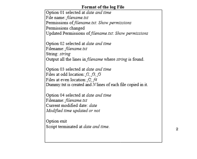 QUESTION No. 02 [20] Write a script that displays a | Chegg.com