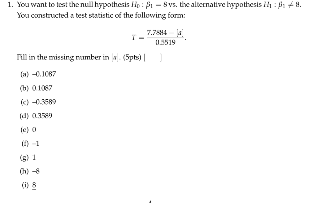 Solved Consider the following regression table from simple | Chegg.com