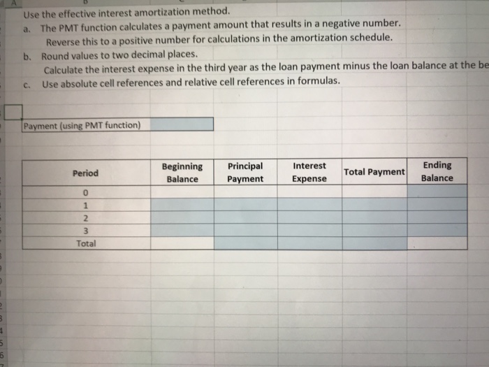 Solved Long-term notes payable amortization schedule | Chegg.com