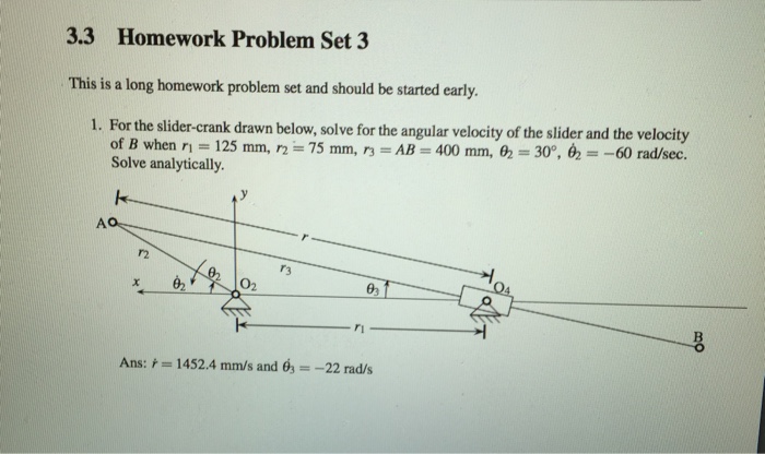 Solved This is a long homework problem set and should be | Chegg.com