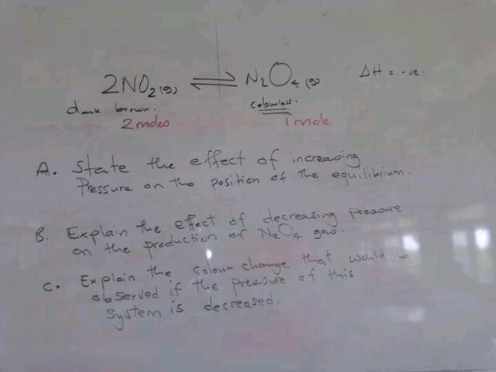 Solved Have 2N0218, N₂ Oslo dark brown 2 moles Tmole A. | Chegg.com
