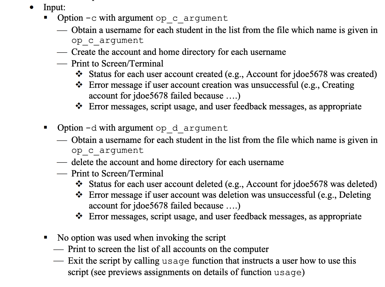 Solved - Option - c with argument op_c_argument - Obtain a | Chegg.com
