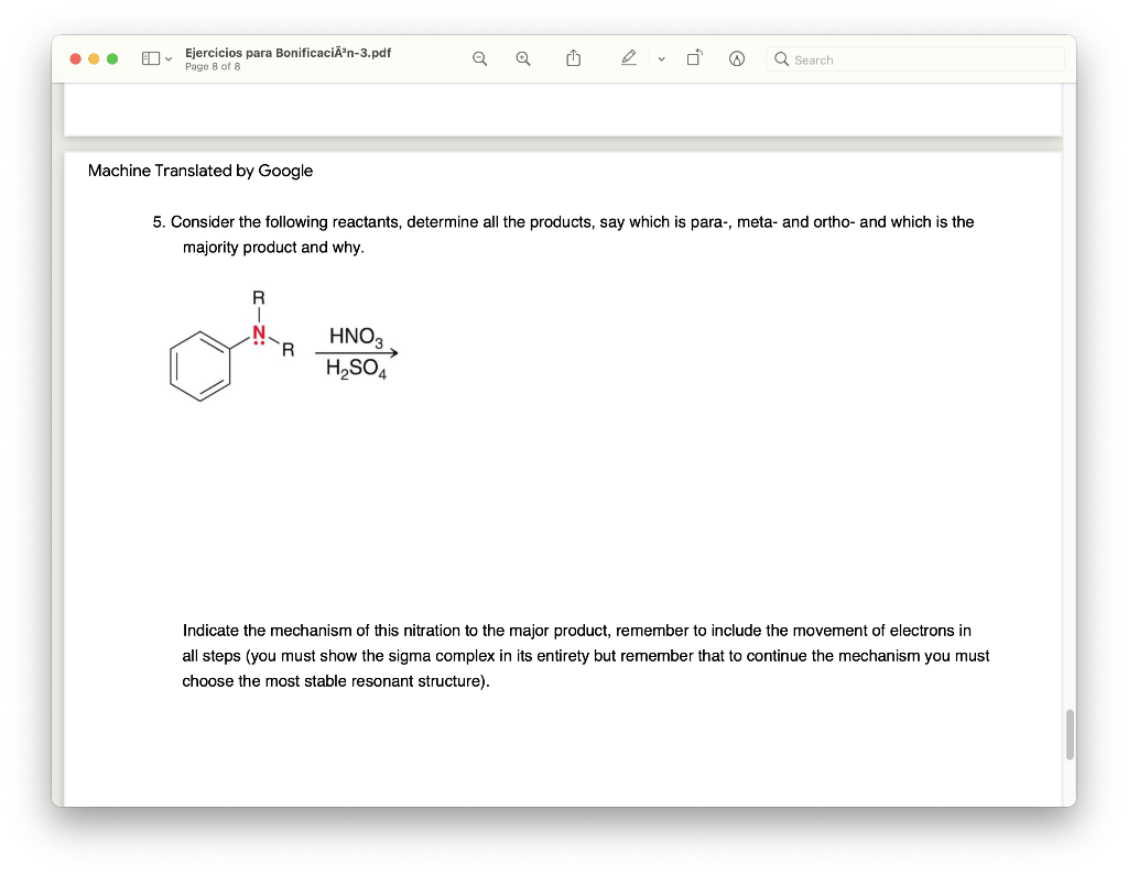 Solved 5. Consider the following reactants, determine all | Chegg.com