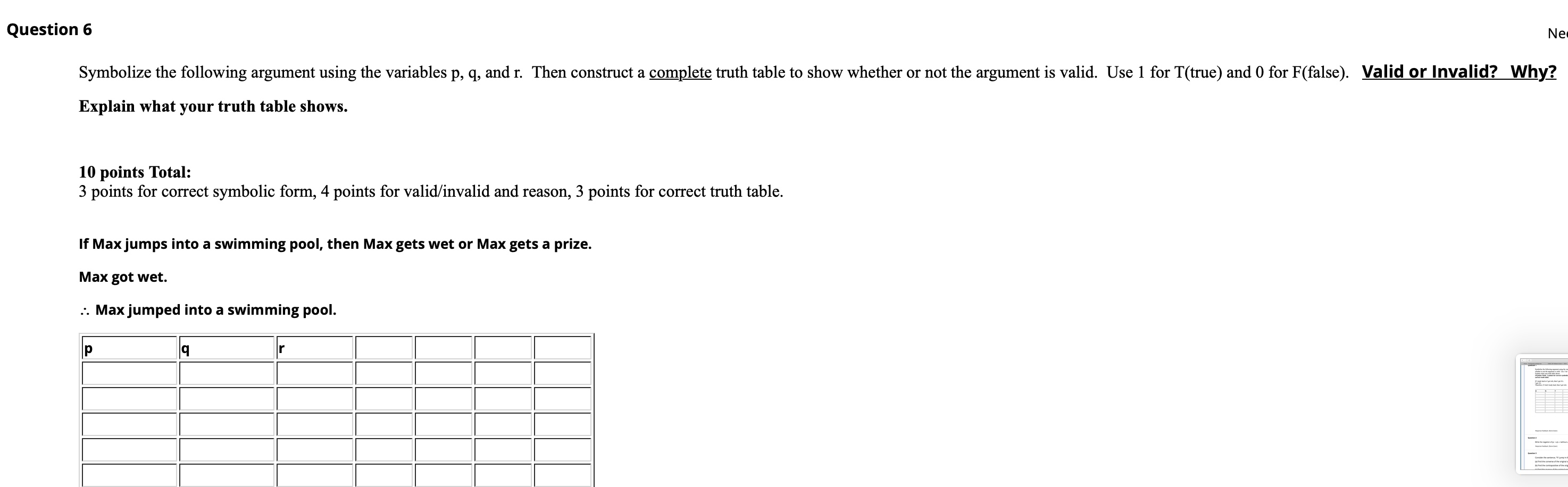 Solved Symbolize the following argument using the variables | Chegg.com
