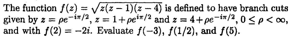 Solved The function f(z)=z(z−1)(z−4) is defined to have | Chegg.com