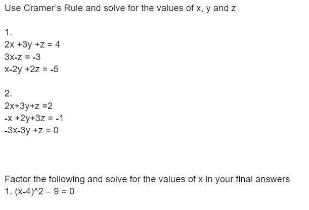 Solved Need help solving these please. | Chegg.com Solved Need help solving these please. | Chegg.com