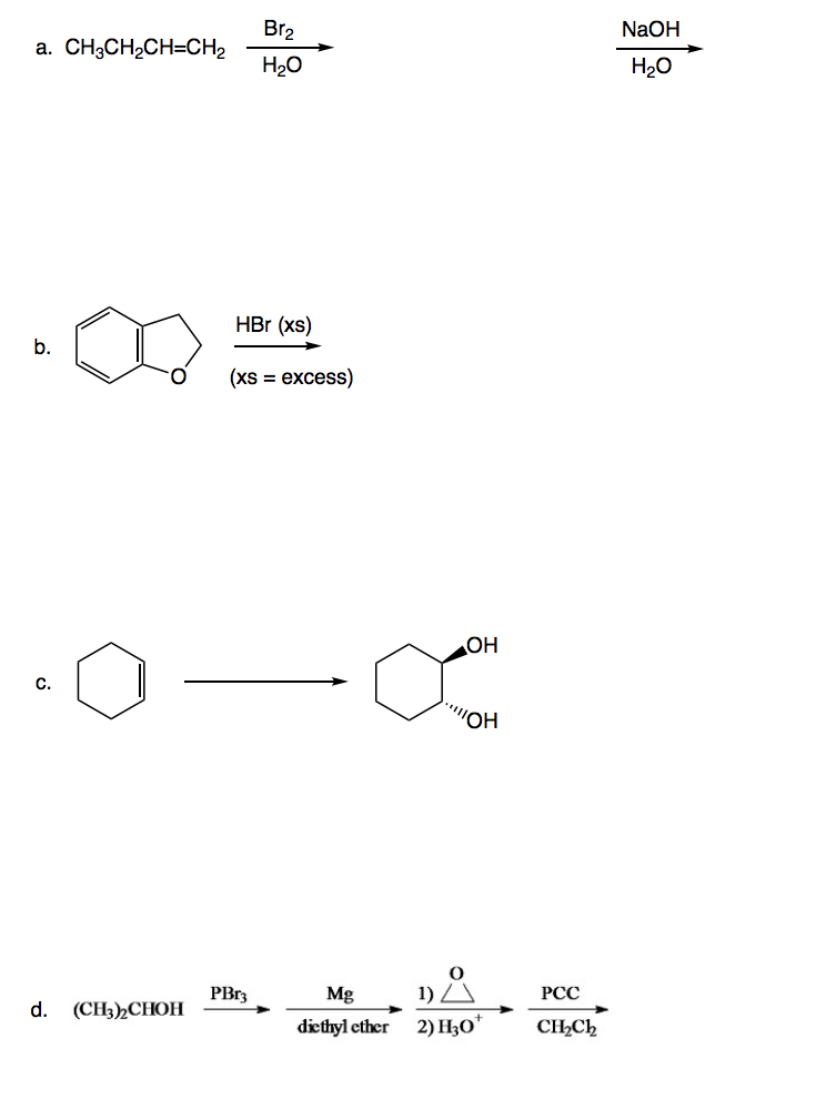 Solved Provide the missing information (reactant(s), | Chegg.com