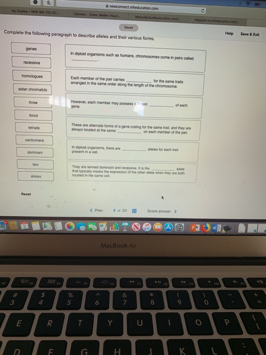 Solved Help Save&Exit Complete the following paragraph to | Chegg.com