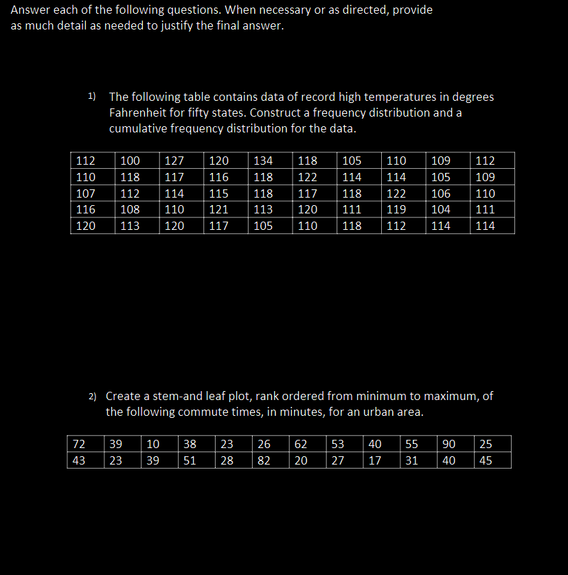 Solved Answer each of the following questions. When | Chegg.com