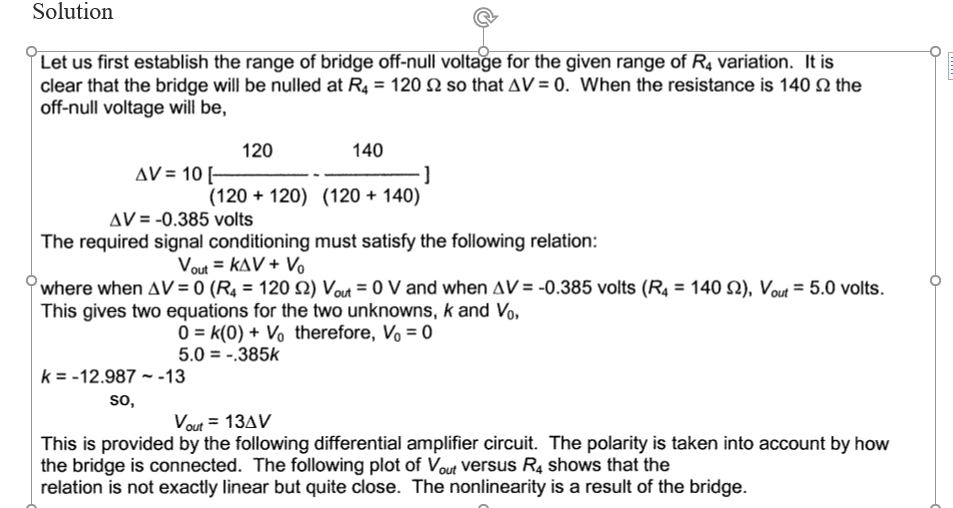 Solved A bridge circuit has R1 = R2 = R3 = 120 Ωand V= 10.0 | Chegg.com