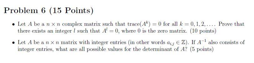 Solved I want to solve according to the Axler's Linear | Chegg.com