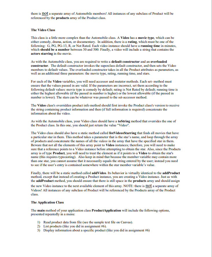 CIS 331 Programming Assignment #7 Extending the | Chegg.com