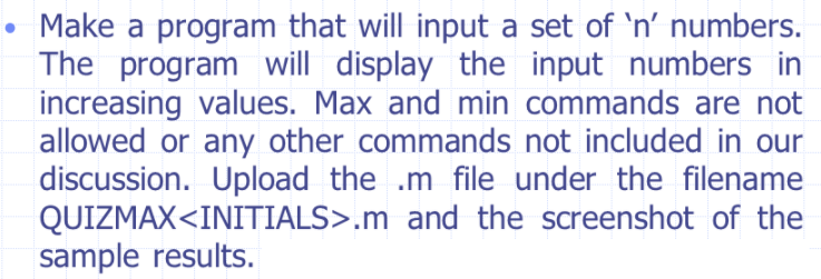 Solved Make a program that will input a set of 'n' numbers. | Chegg.com