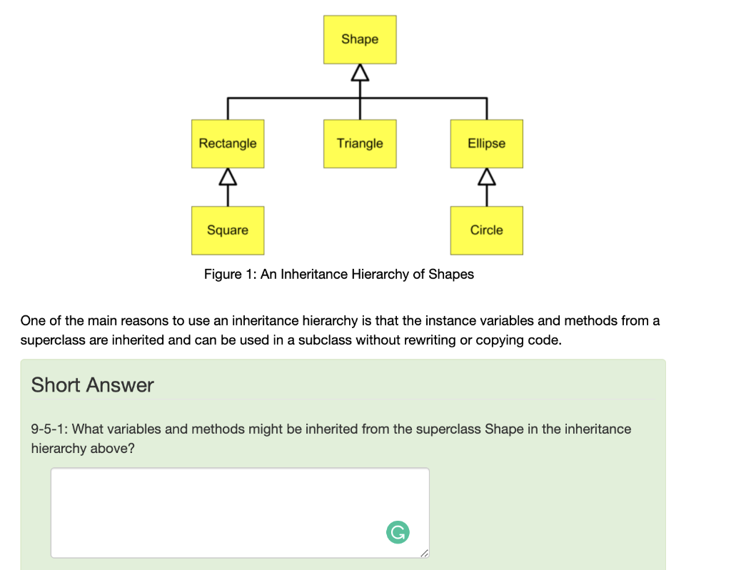 Solved Shape Rectangle Triangle Ellipse 수 Square Square | Chegg.com