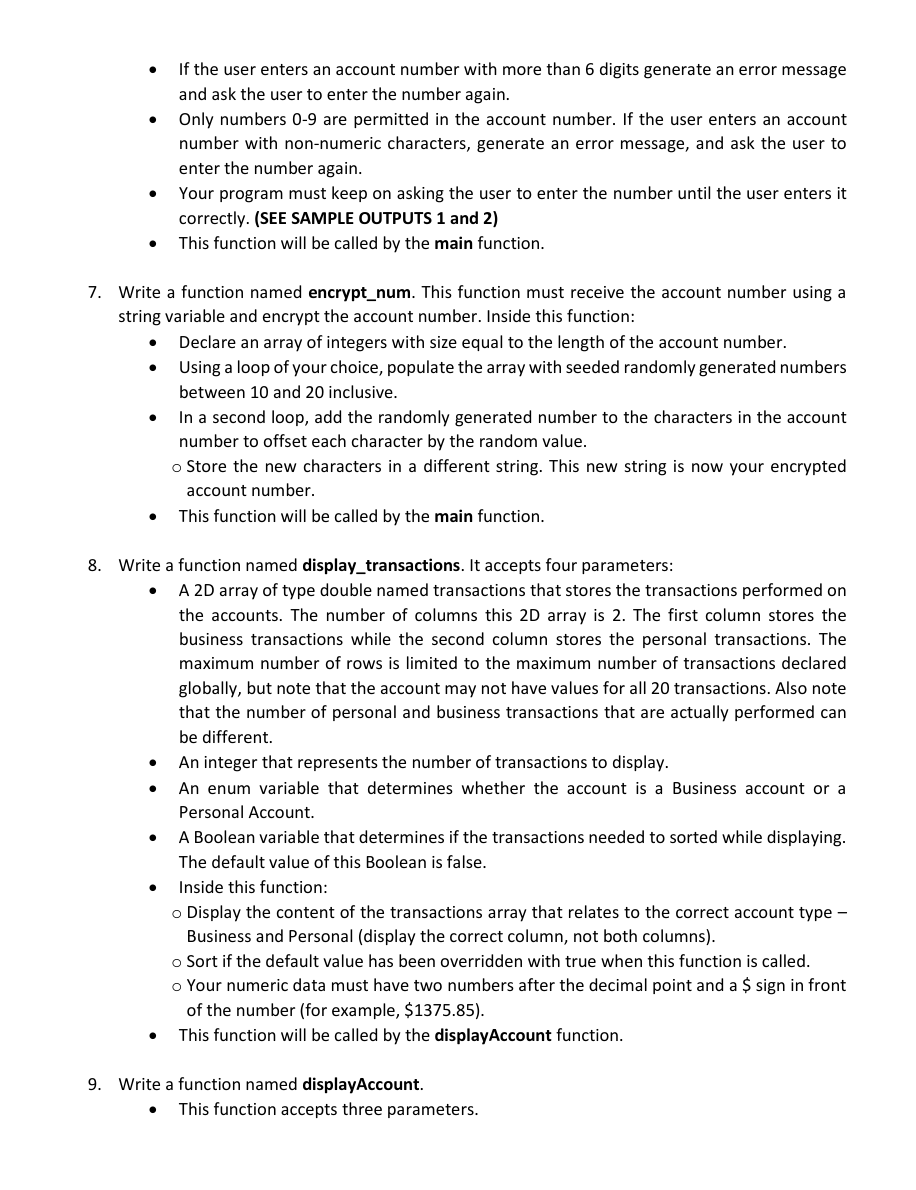 CSCE 1030: Project 2 Due: 11:59 PM on Sunday, March | Chegg.com