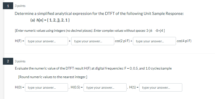 Solved Determine a simplified analytical expression for the | Chegg.com