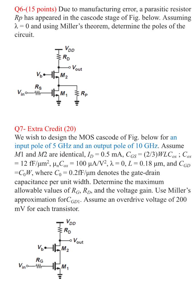 Solved Q6-(15 points) Due to manufacturing error, a | Chegg.com