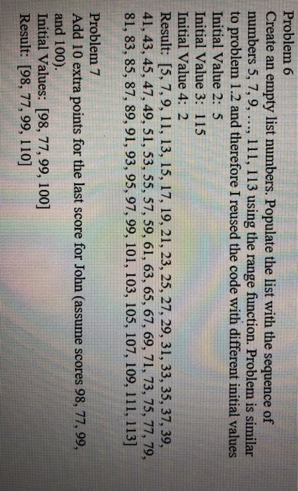 Solved Assignment 2.3 CSC 130, Spring 2018 Create Python | Chegg.com