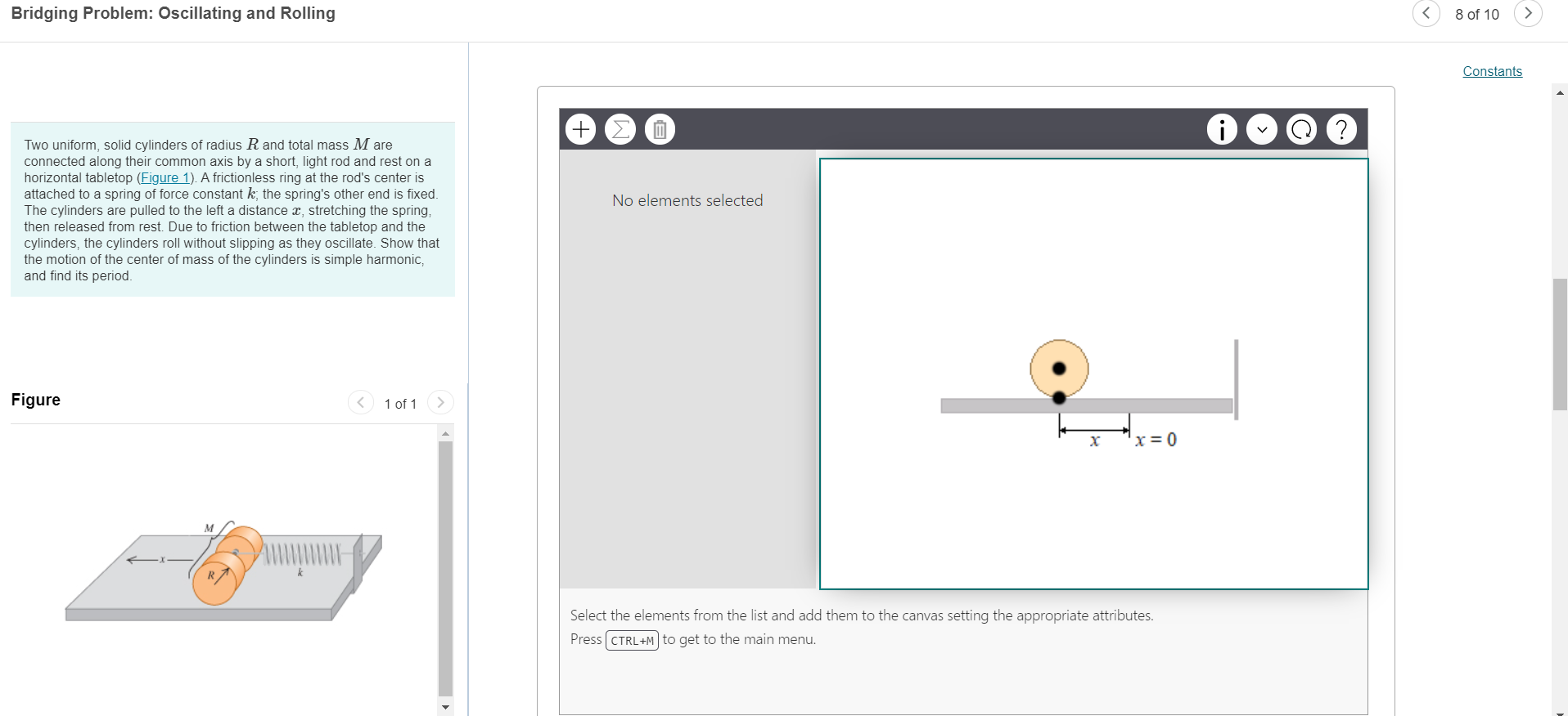 Solved Bridging Problem: Oscillating and Rolling 8 of 10 | Chegg.com