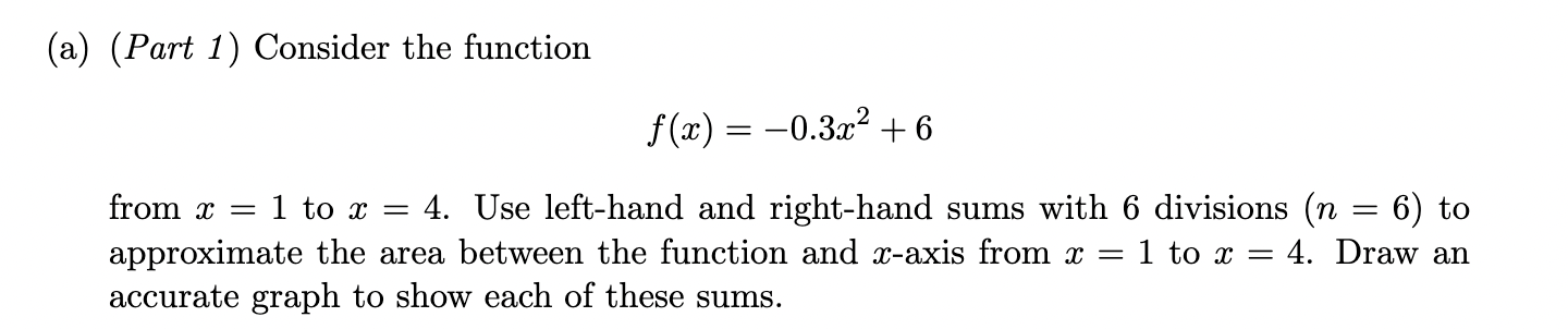 Solved (a) (Part 1) Consider the | Chegg.com