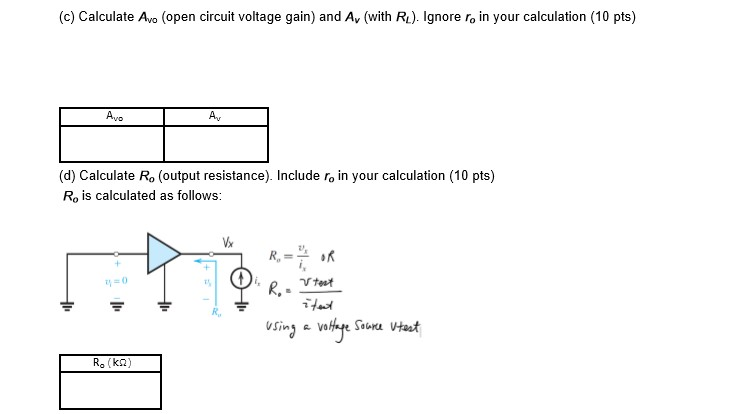 Solved 1. (40 pts) Consider the following Source Follower | Chegg.com