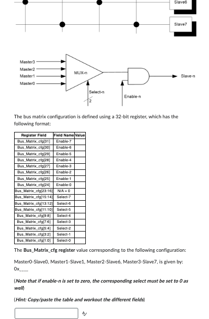 Solved A microcontroller has 4 AHB bus masters connected to | Chegg.com
