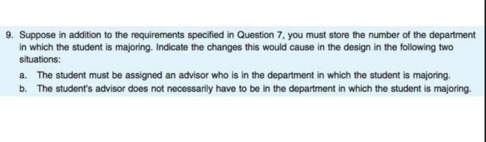 Solved 9. Suppose in addition to the requirements specified | Chegg.com