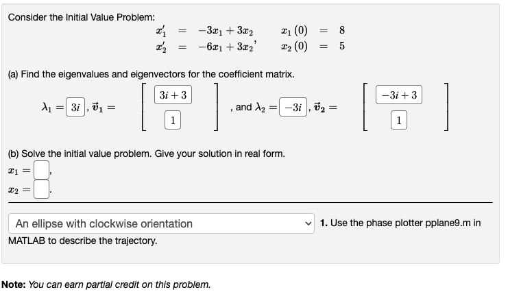 Solved Consider the Initial Value Problem: | Chegg.com