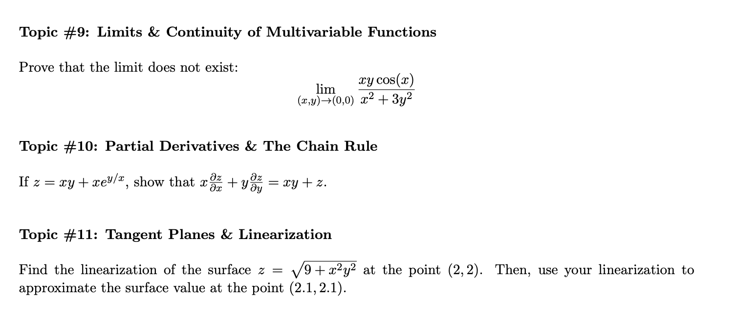Multivariable Limit Calculator