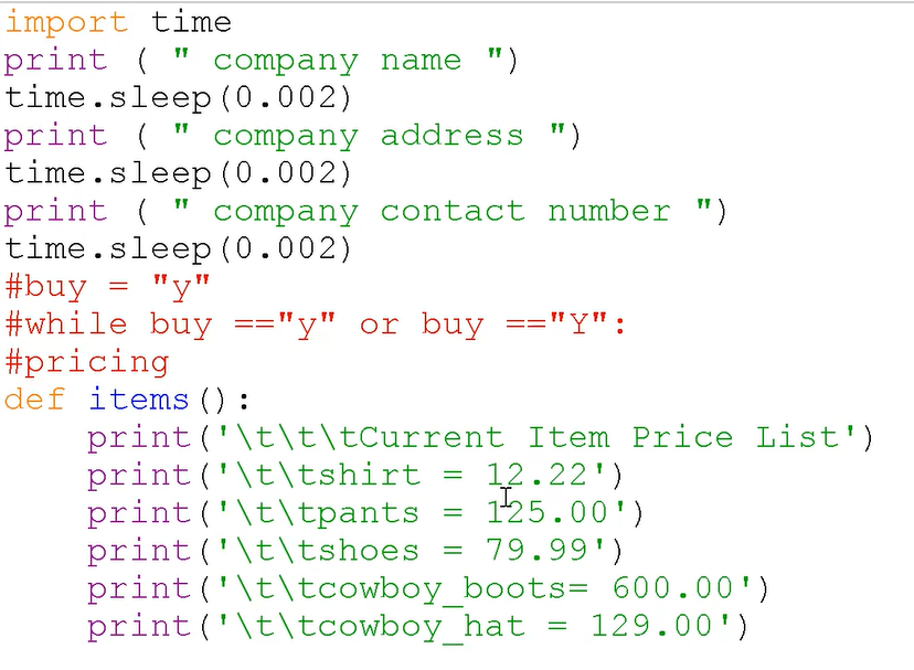 Solved PYTHON Write a program that utilizes multiple skills | Chegg.com
