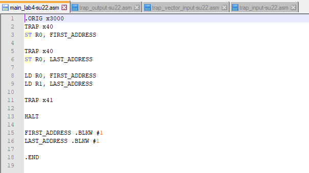 TRAPS and Multiple Files Programming Lab #4 CEG | Chegg.com