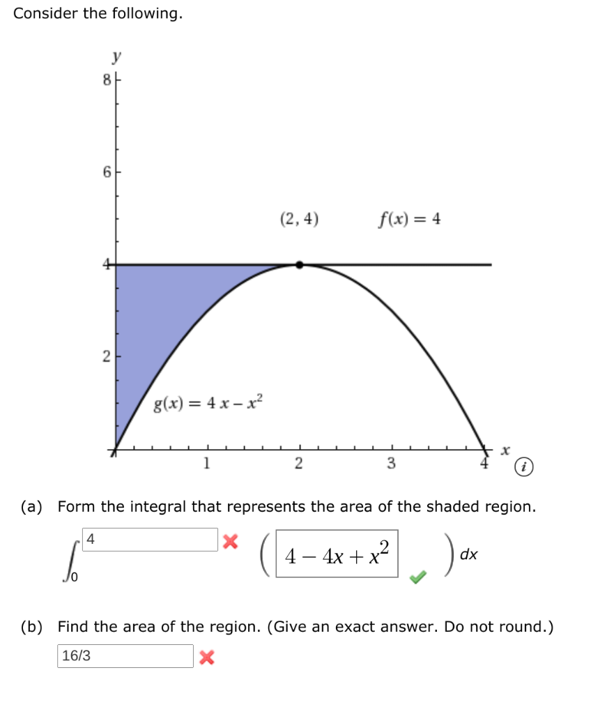 Solved Evaluate the definite integral. 4 (x2 + 4)3x dx | Chegg.com